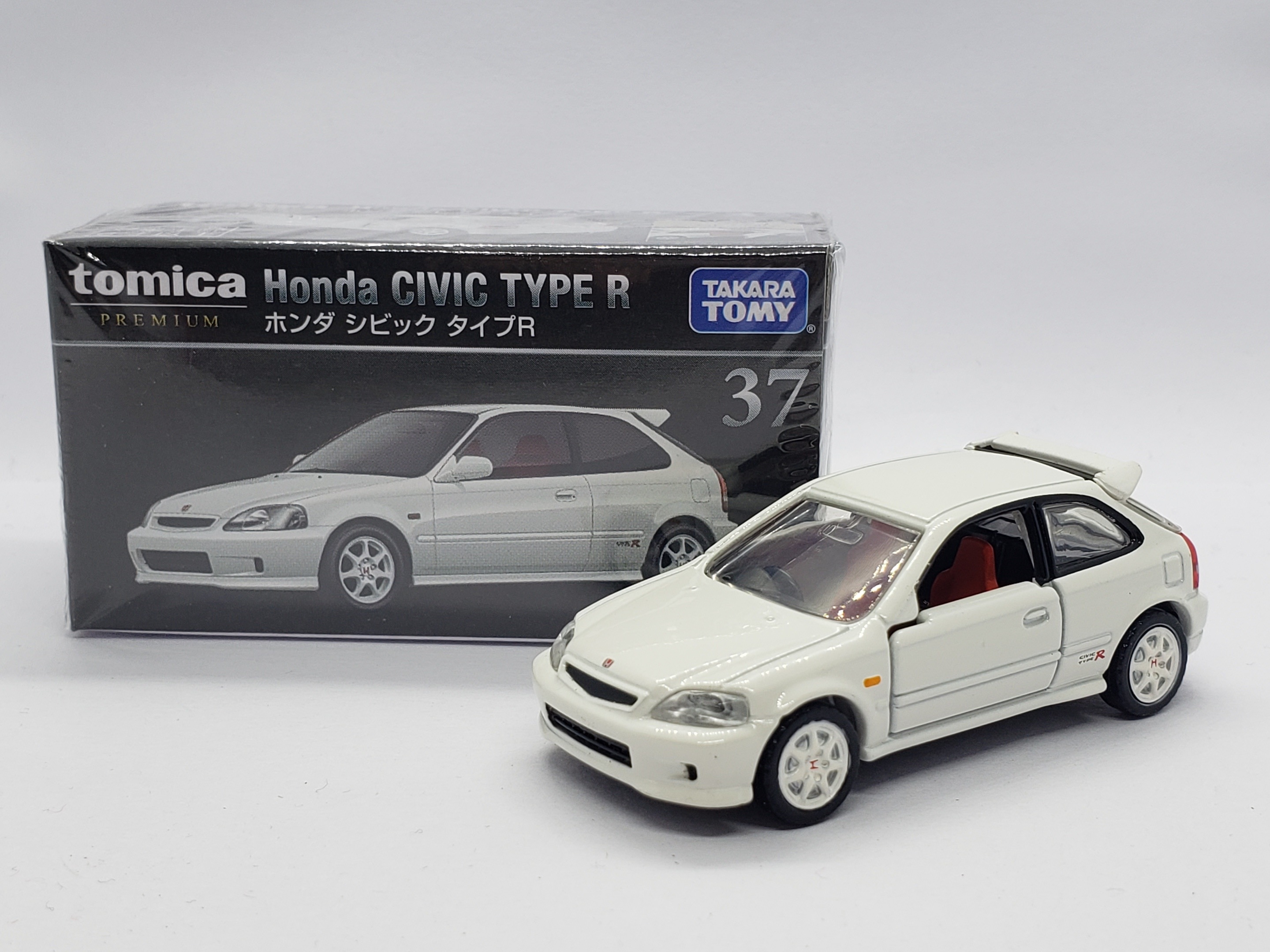 Tomica Premium No.37 Honda Civic Type R (White)