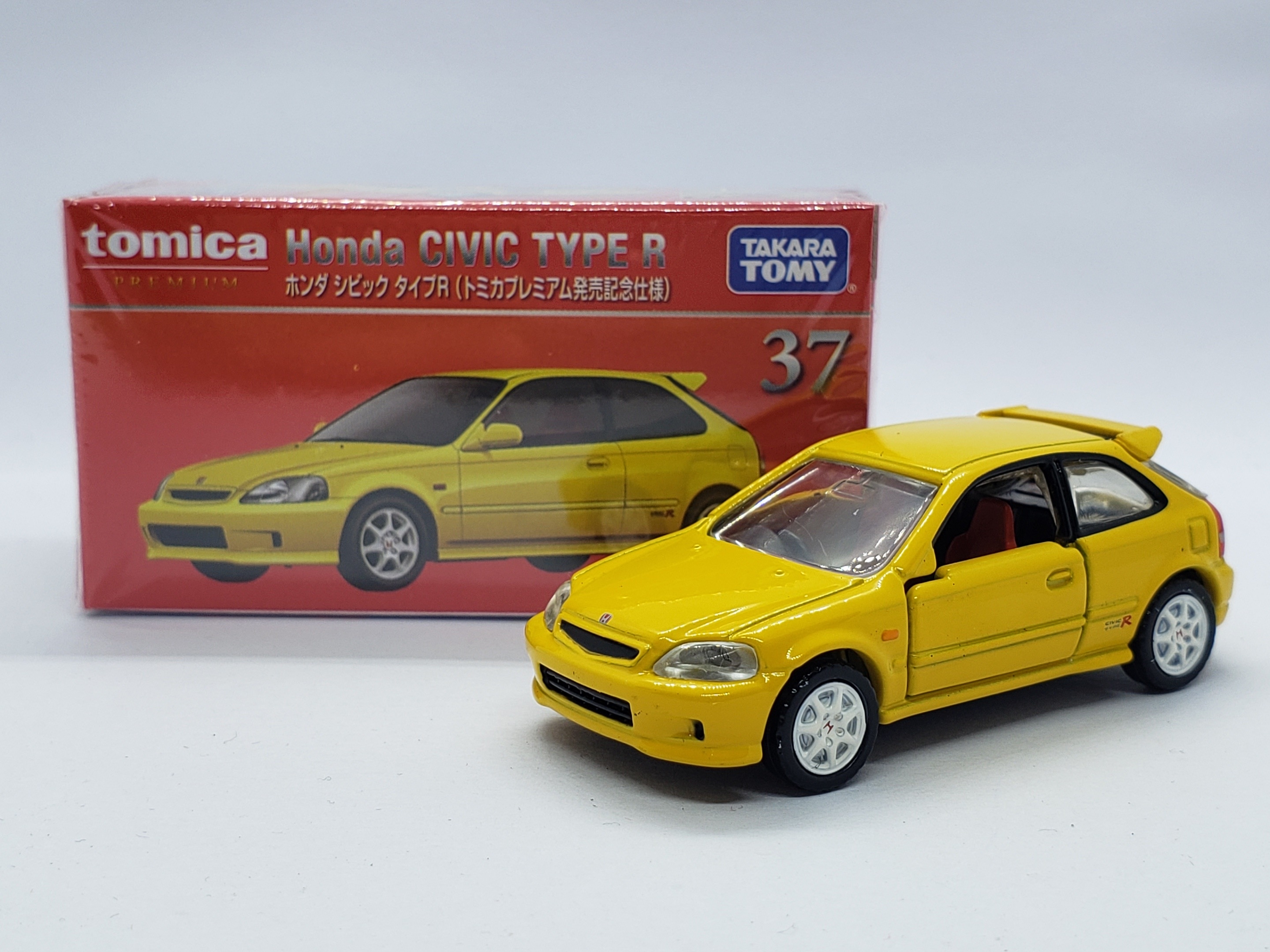 Tomica Premium No.37 Honda Civic Type R (1st Color) (Ye