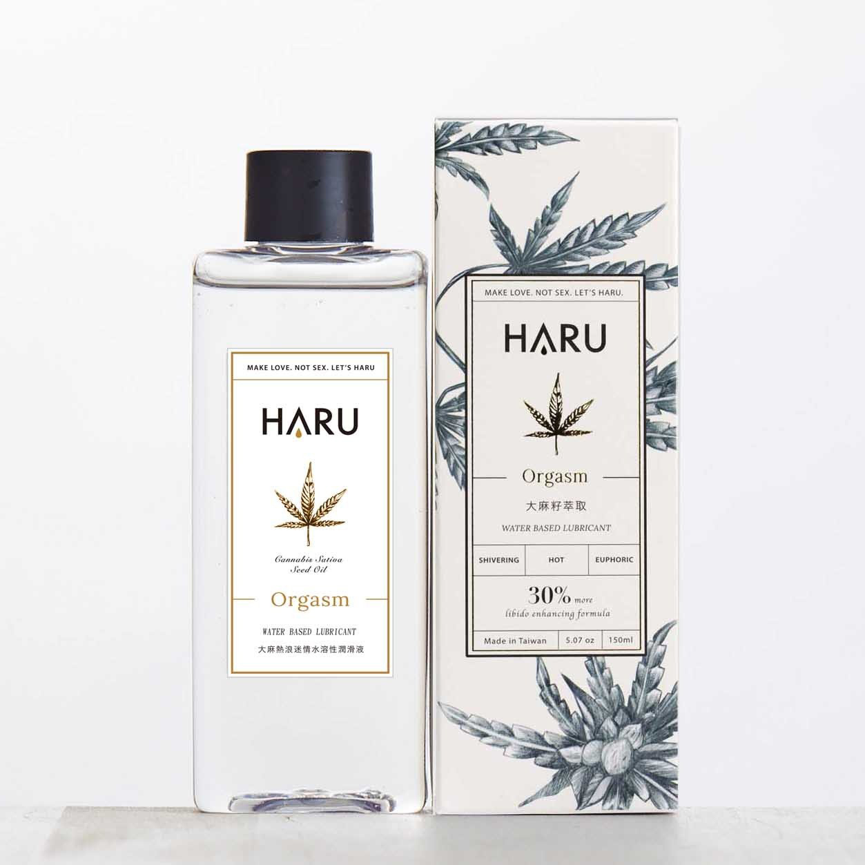 HARU ORGASM 大麻熱浪迷情熱感潤滑液 155ml