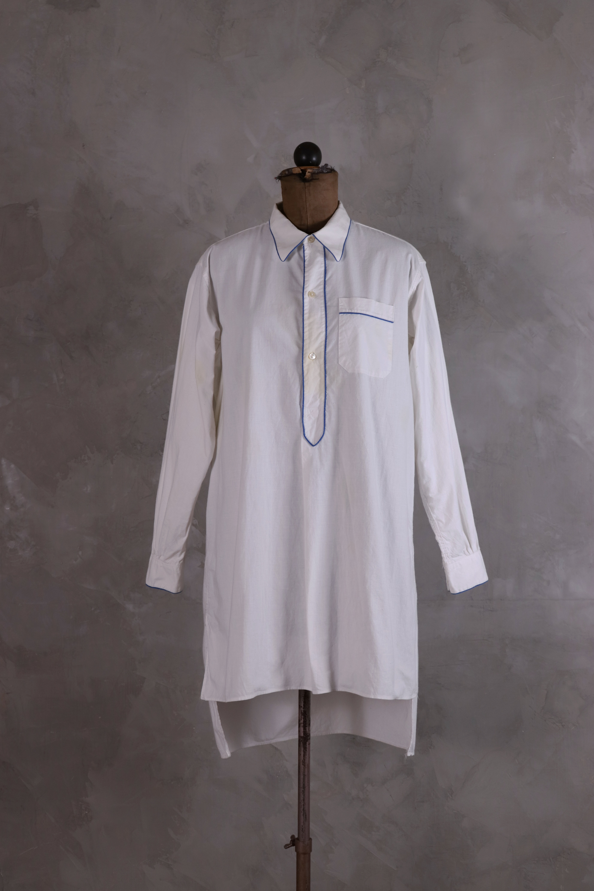 1950's French Night Pullover Long Shirt