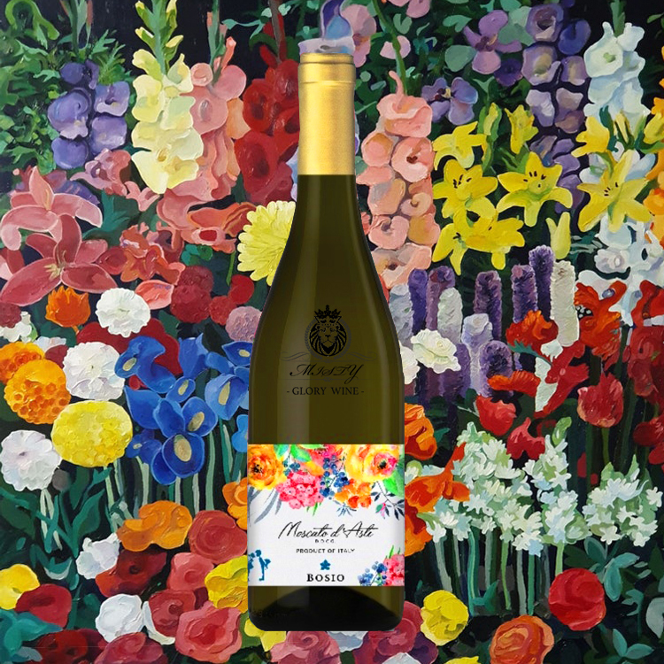 義大利百花園 微甜白葡萄氣泡酒Bosio Mazzo Di Fiore Moscato D'Asti