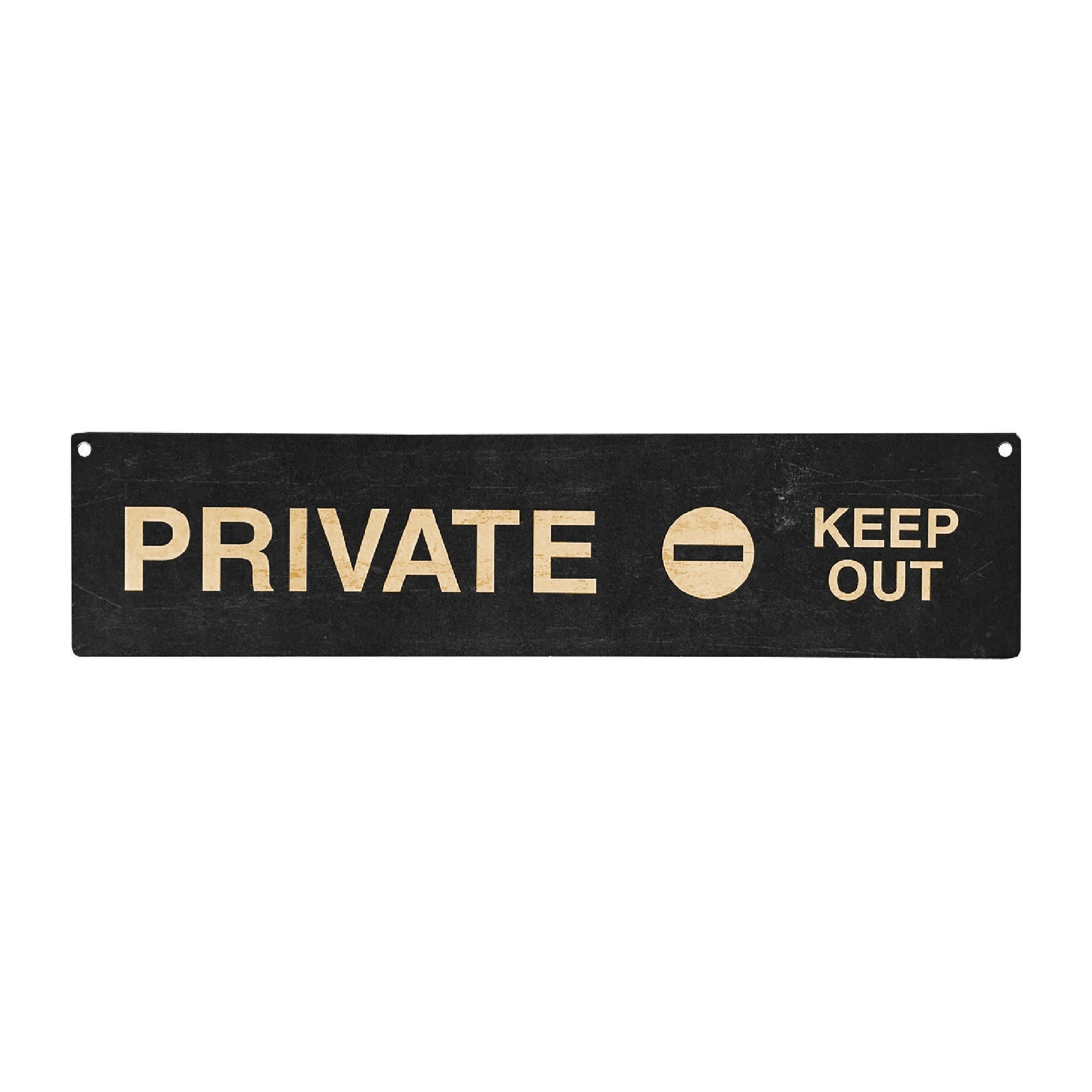 SLOWER Mini Sign Board 迷你告示牌 - PRIVATE