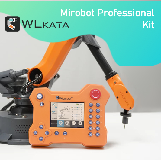 WLkata Mirobot 桌上型六軸機械手臂 - 專業版| 台灣總代理 QTS品測科技