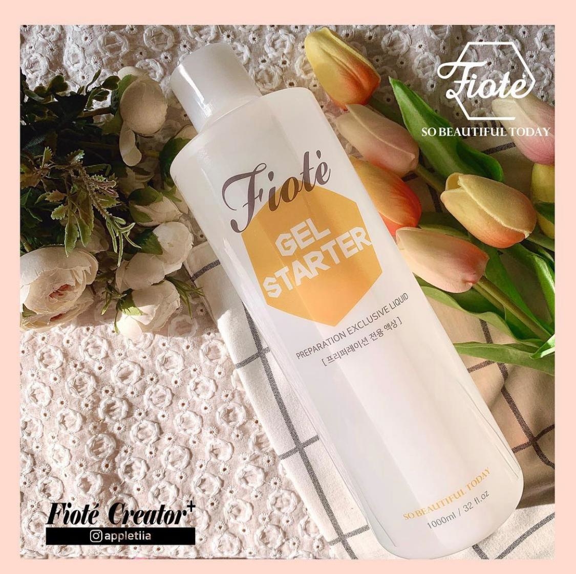 FIOTE Gel Starter 多功能美甲水 500ml (含有維他命E, 可當卸甲水, 抹甲水, 洗筆水