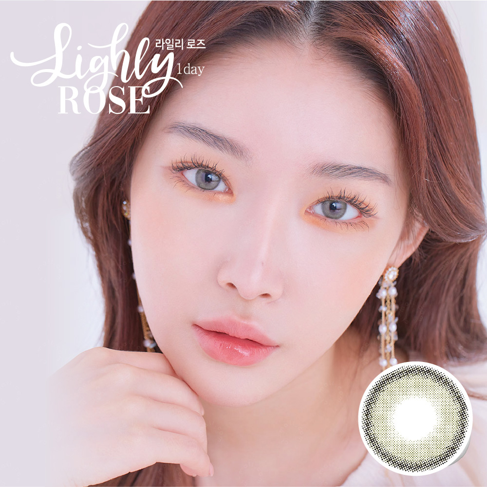 LENS TOWN Lighly Rose Collection Rose Khaki