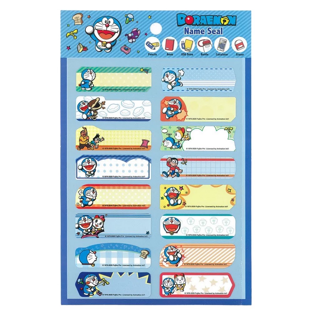 Doraemon 姓名貼紙
