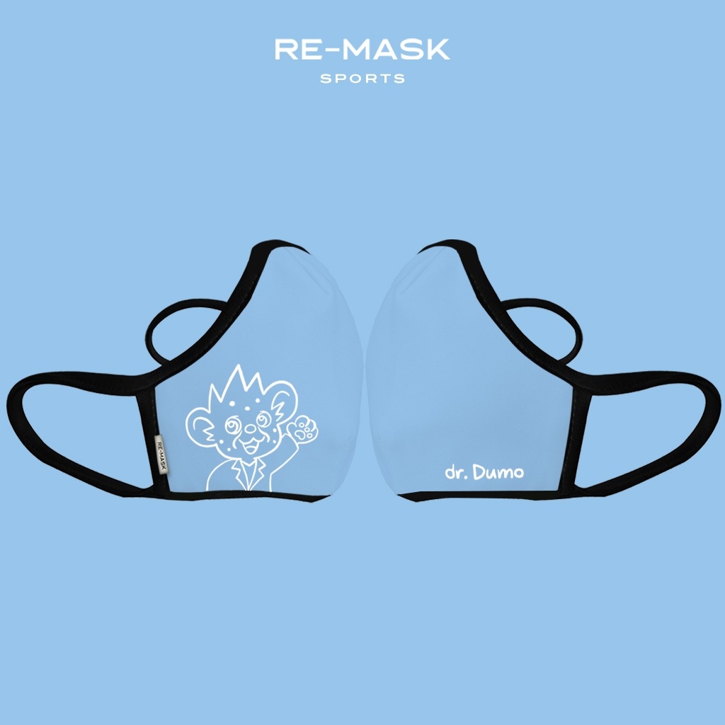 Eco-Greenergy: [香港製造] Re-Mask Sports x Dr. Dumo 可重用口罩