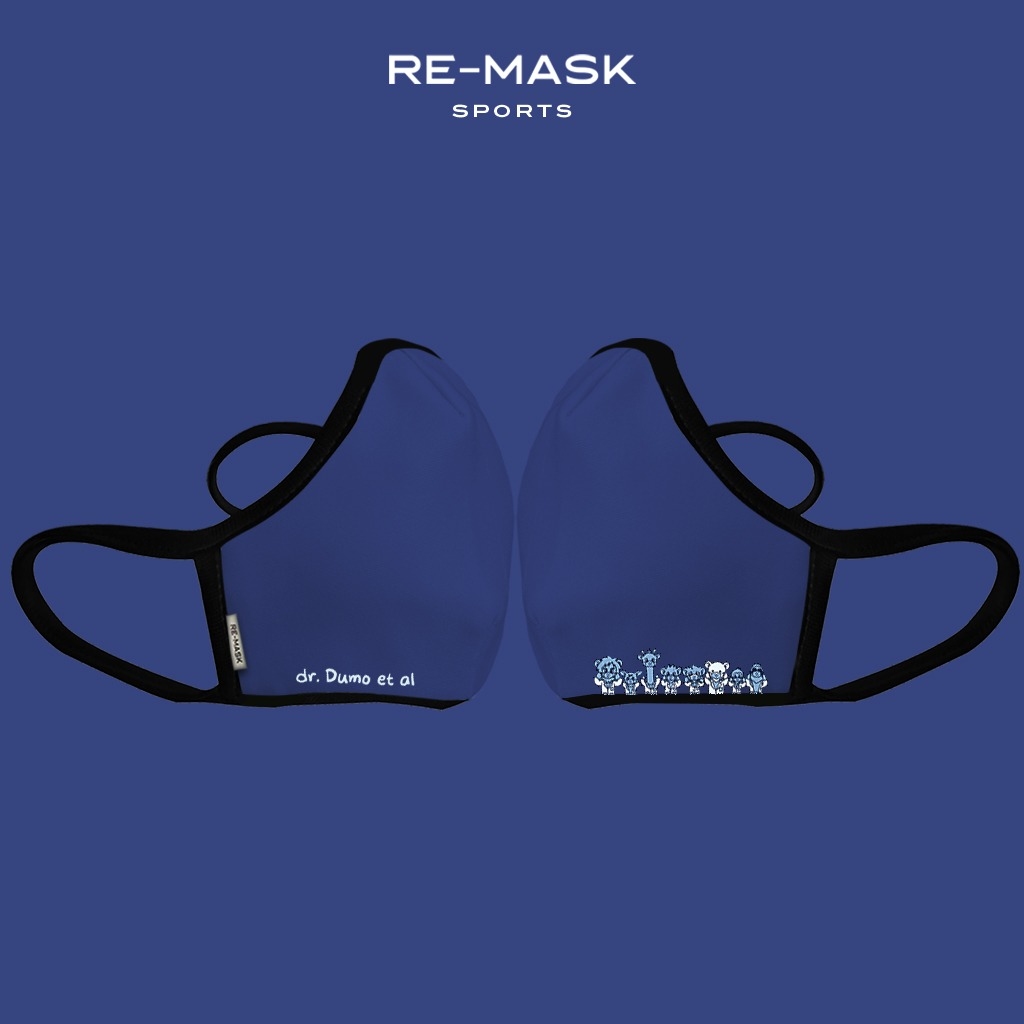Eco-Greenergy: [香港製造] Re-Mask SPORTS x Dr. Dumo抗疫小夥伴