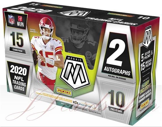 NFL 2020 Panini Mosaic HOBBY 馬賽克系列 美式足球卡 卡盒