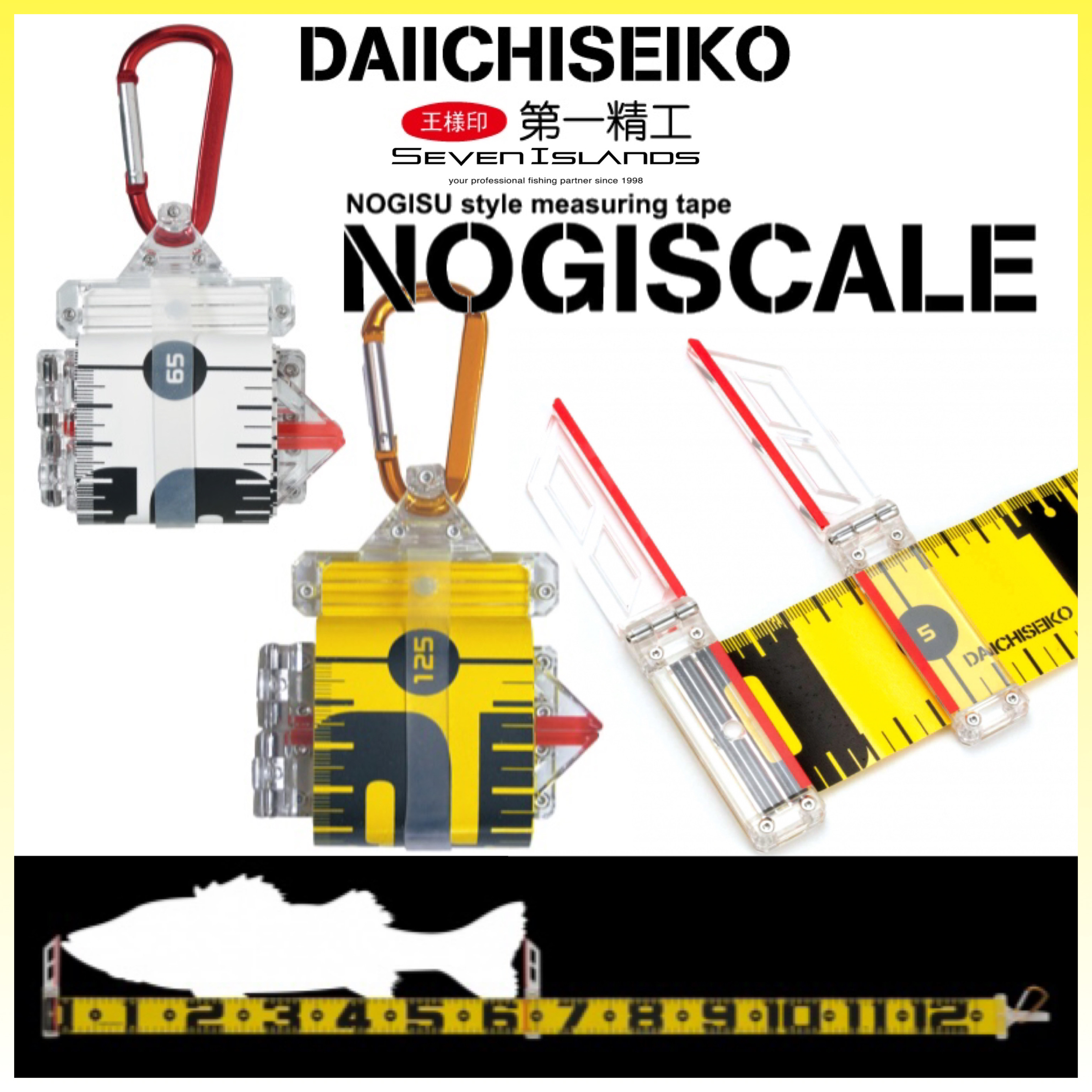DAIICHISEIKO NOGISCALE - NOGISU STYLE MEASURING TAPE