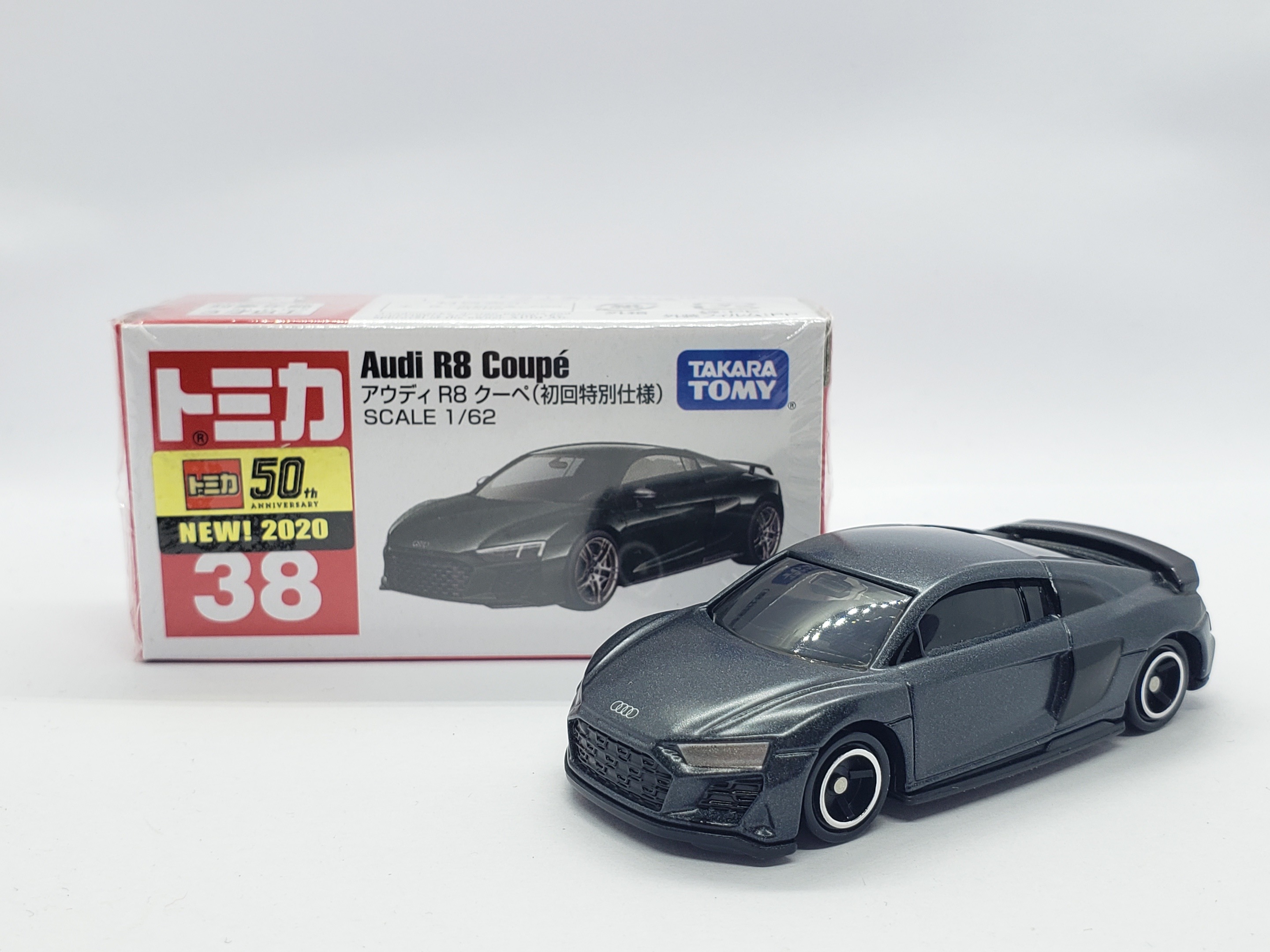 Tomica No.38 Audi R8 Coupe (1st Color) (Black)