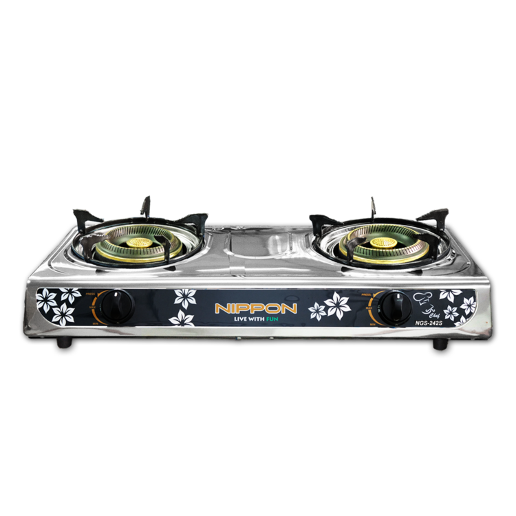 NIPPON NGS-242S STAINLESS STEEL GAS STOVE