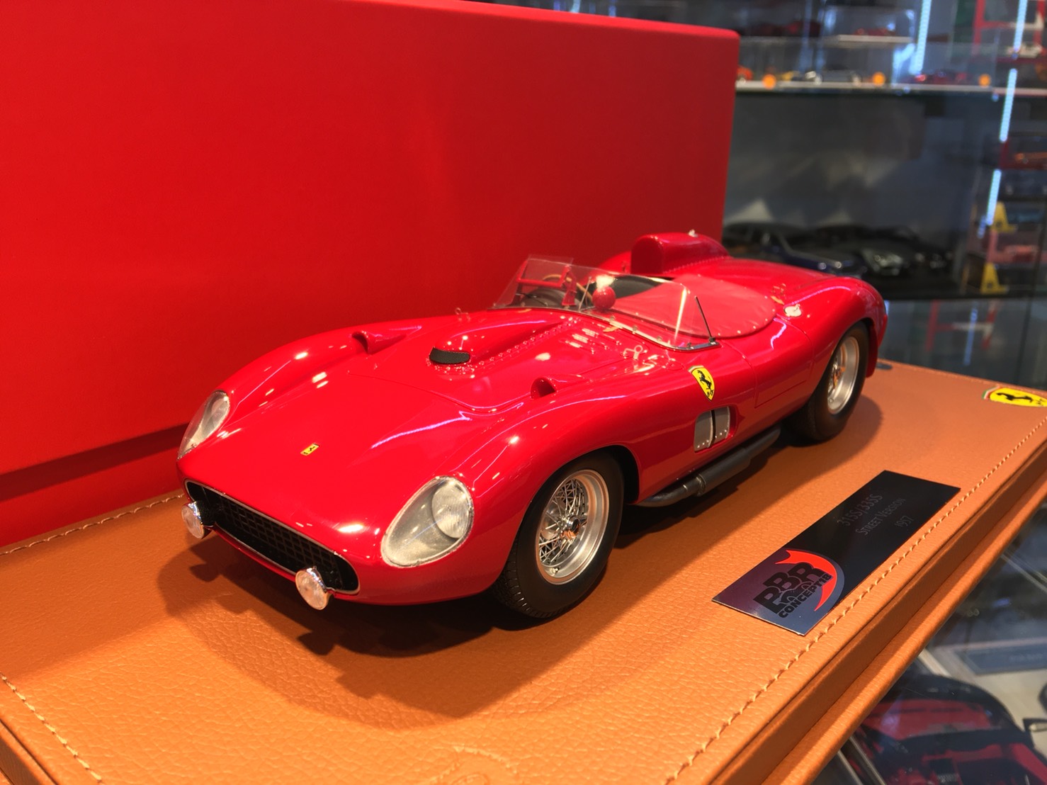 BBR BBRC1807ST1 Ferrari 315 S 335S 1957 紅色 1/18 (樹酯車)