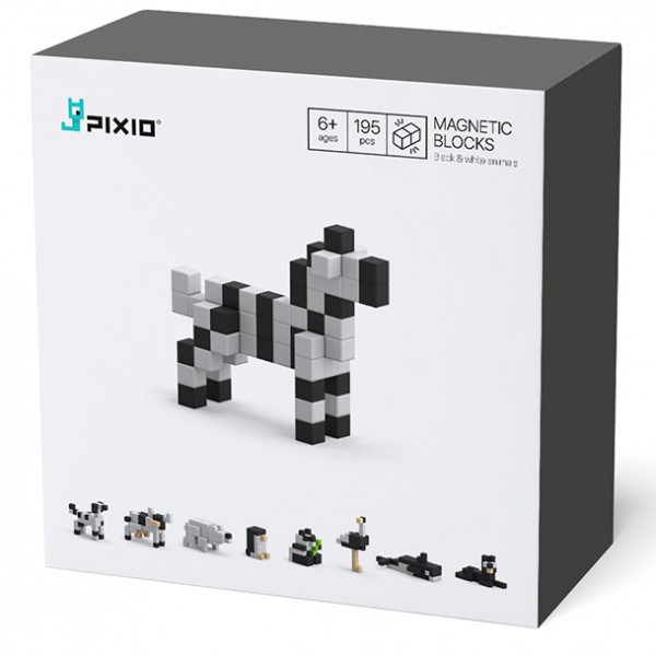 PIXIO BLACK & WHITE ANIMALS