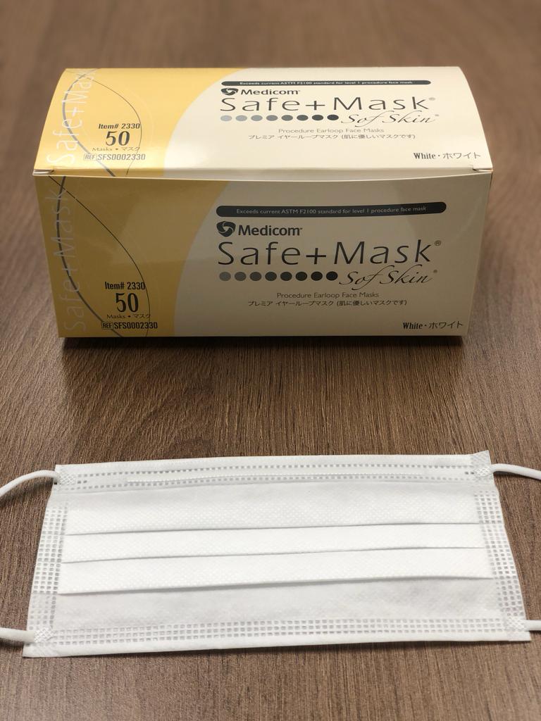 Medicom Safe + Mask Sof-Skin Surgical Mask