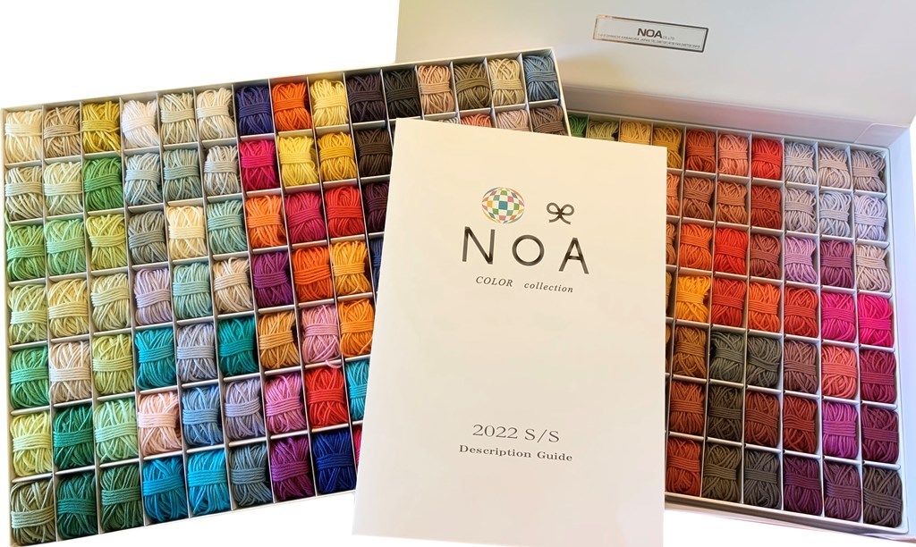 NOA COLOR YARN 2022SS 日本盒裝紗線色卡
