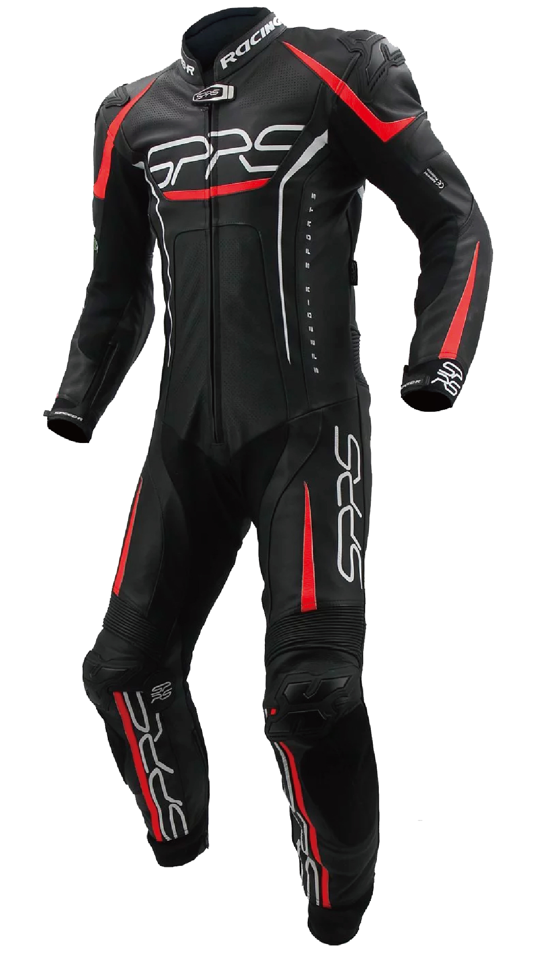 [安信騎士] SPEED-R SPRS 速比爾 GP TECH2 黑白 競技連身皮衣 連身皮衣 防摔衣 GPT