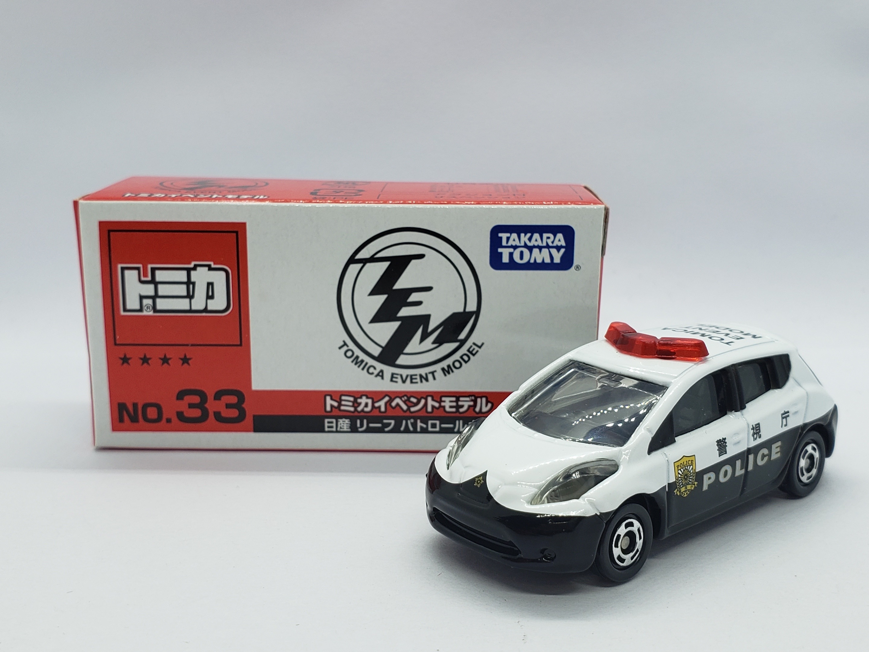 Tomica Expo Event Model No. 33 Nissan Leaf Police Car