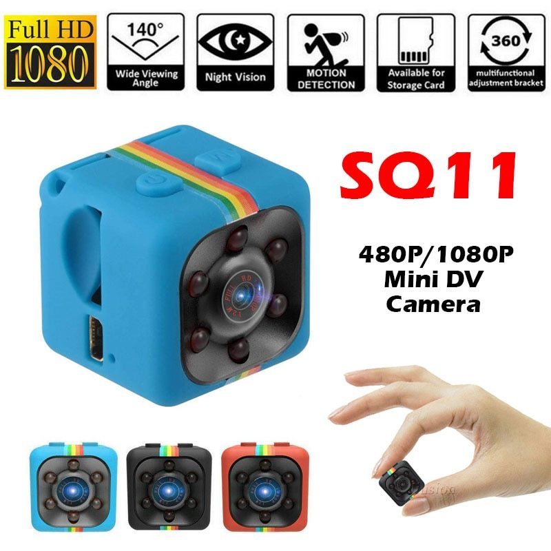 Mini Wireless Pocket Hidden Camera 1080P with Motion Detection