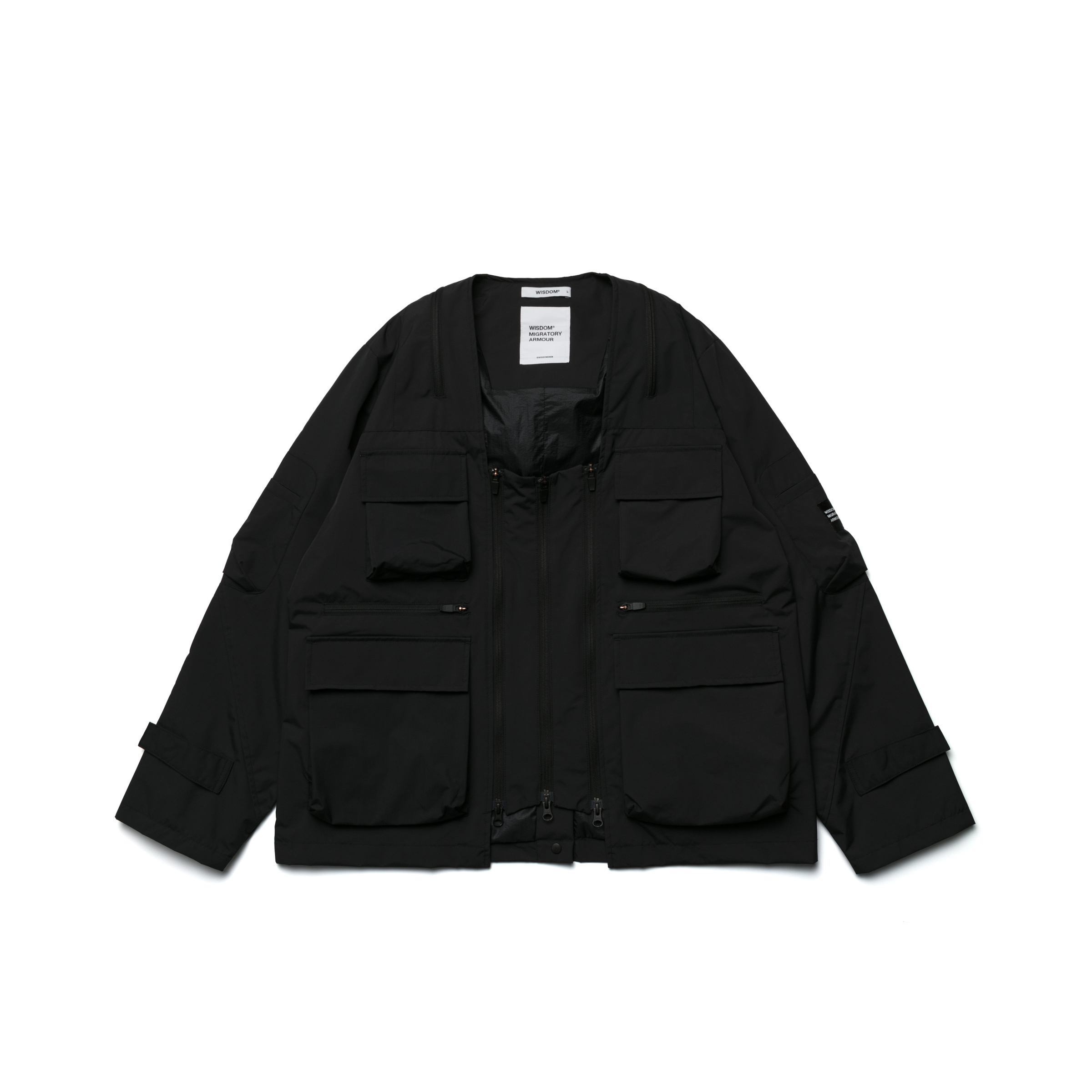 WISDOM Multi-zip Jacket - Black