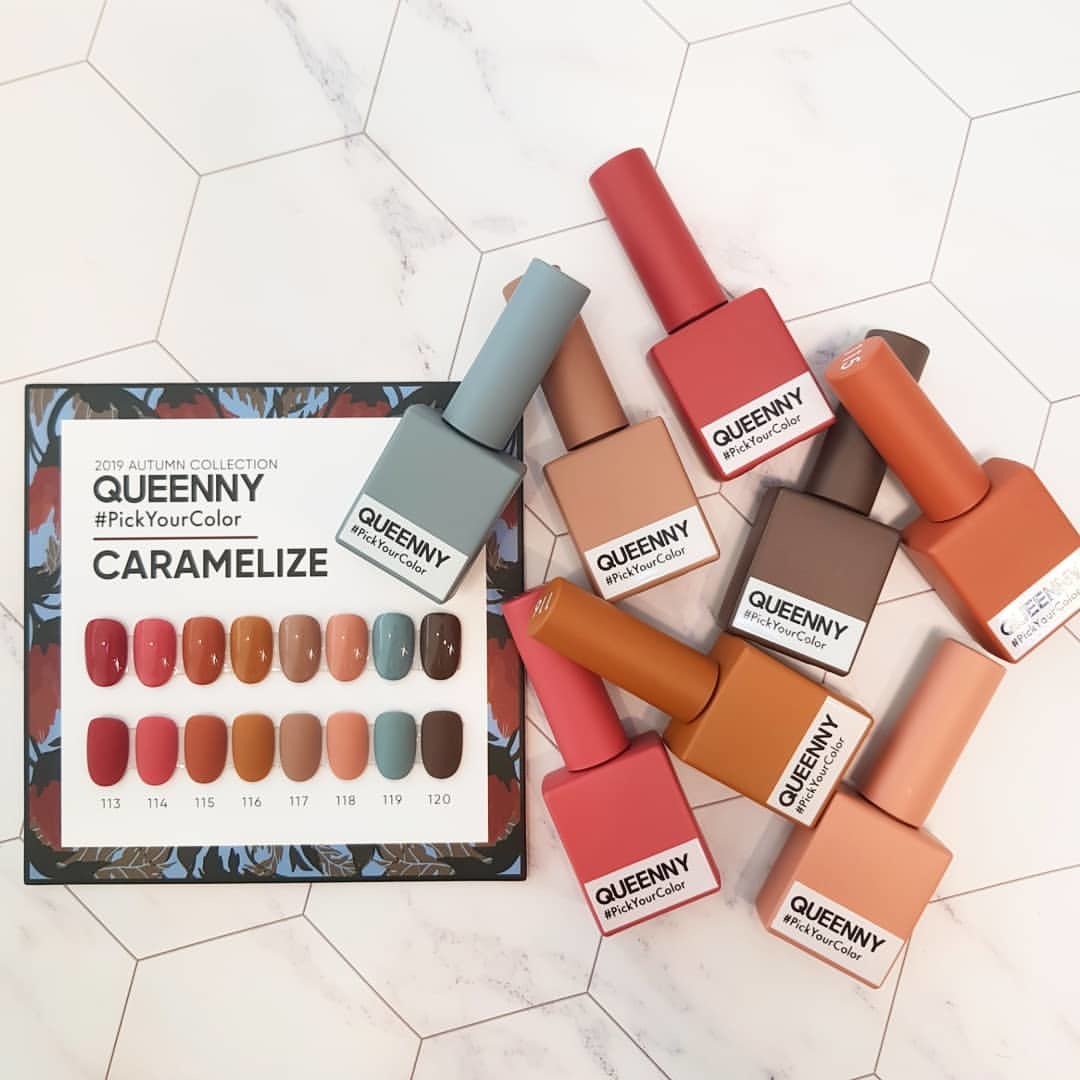QUEENNY 2019 Caramelize Collection 新手套裝 (連TOP, BASE, 48
