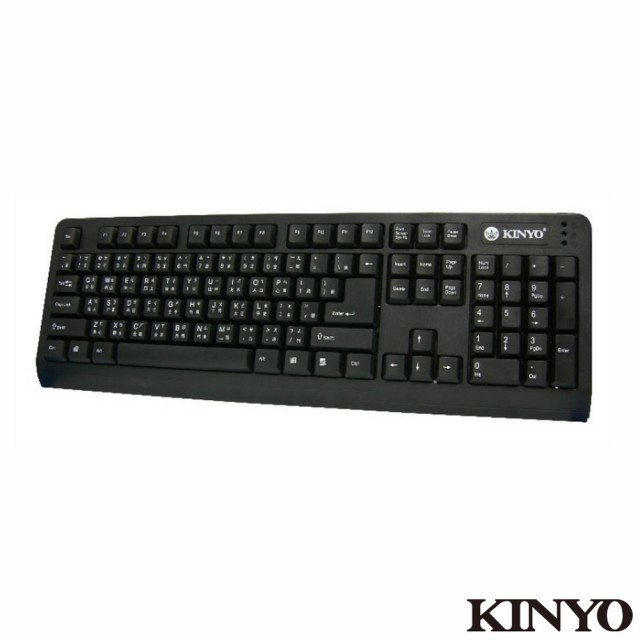 【KINYO】標準鍵盤(KB-18B)