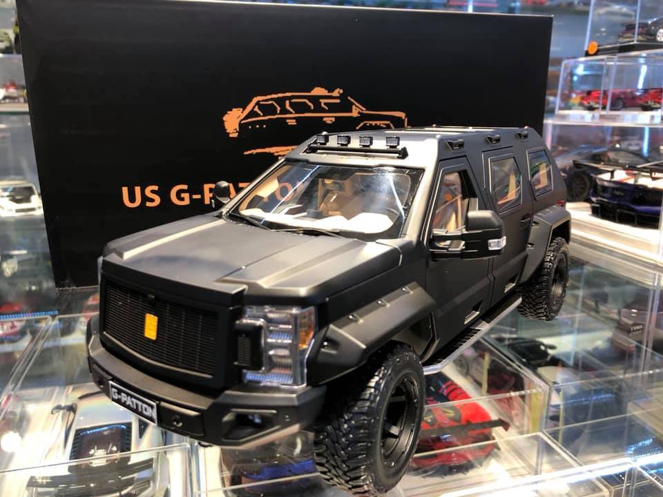 KengFai 喬治巴頓 G-PATTON 戰車 黑色 1/18