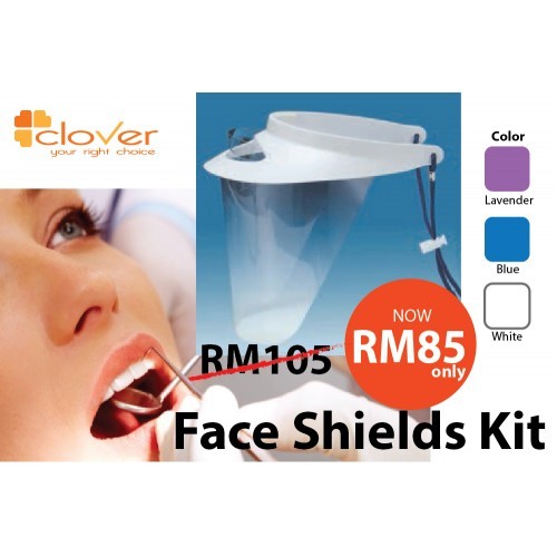 Face Shield Kit with 3 refill shields