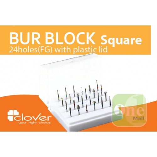 Bur Block, Square 24 Holes