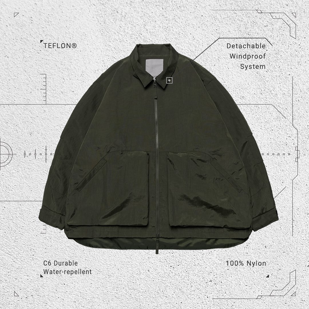GOOPiMADE® 20 A/W PC-01 Tech Crinkle Field Jacket