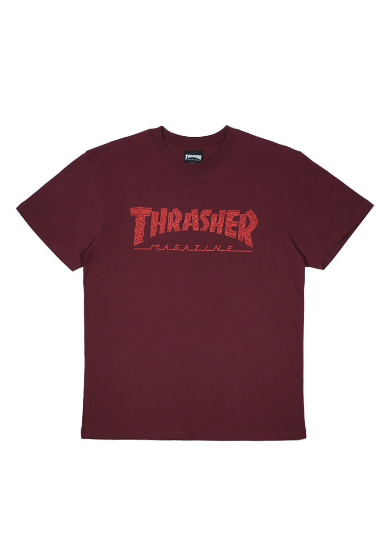 Thrasher Red Collage Tee