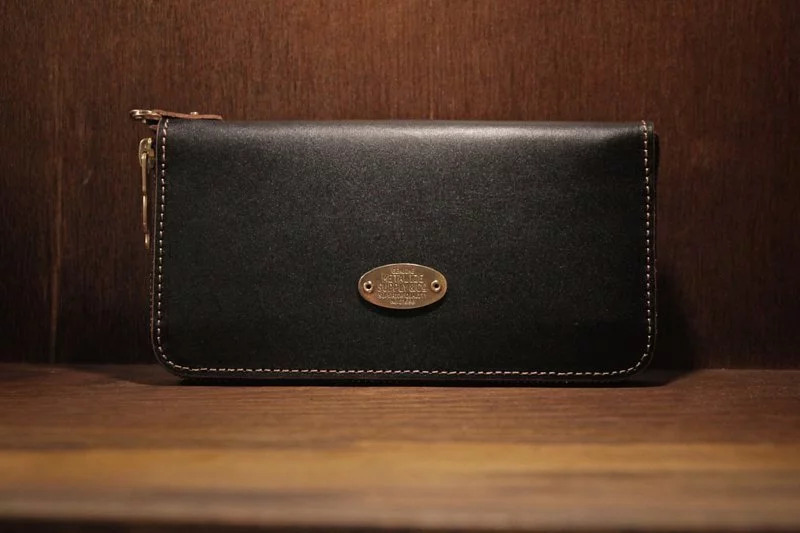 Classic TeaCore Leather Long Wallet