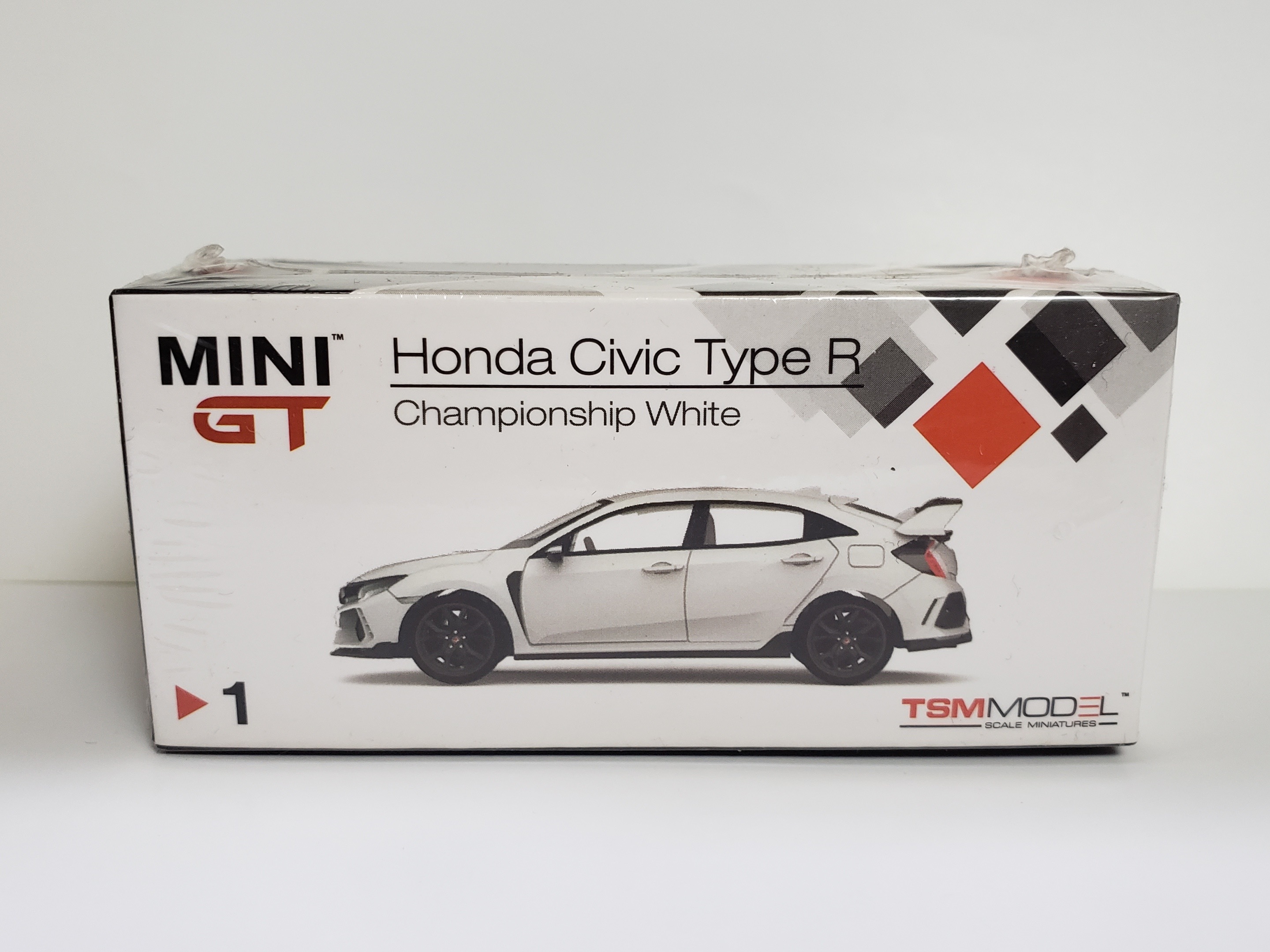 Mini GT 1/64 No.1 Honda Civic Type R Championship White