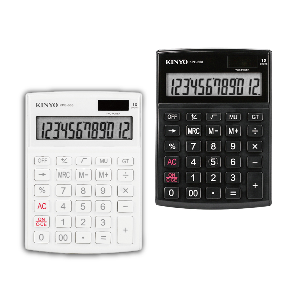 【KINYO】12位元計算機 (KPE-668)