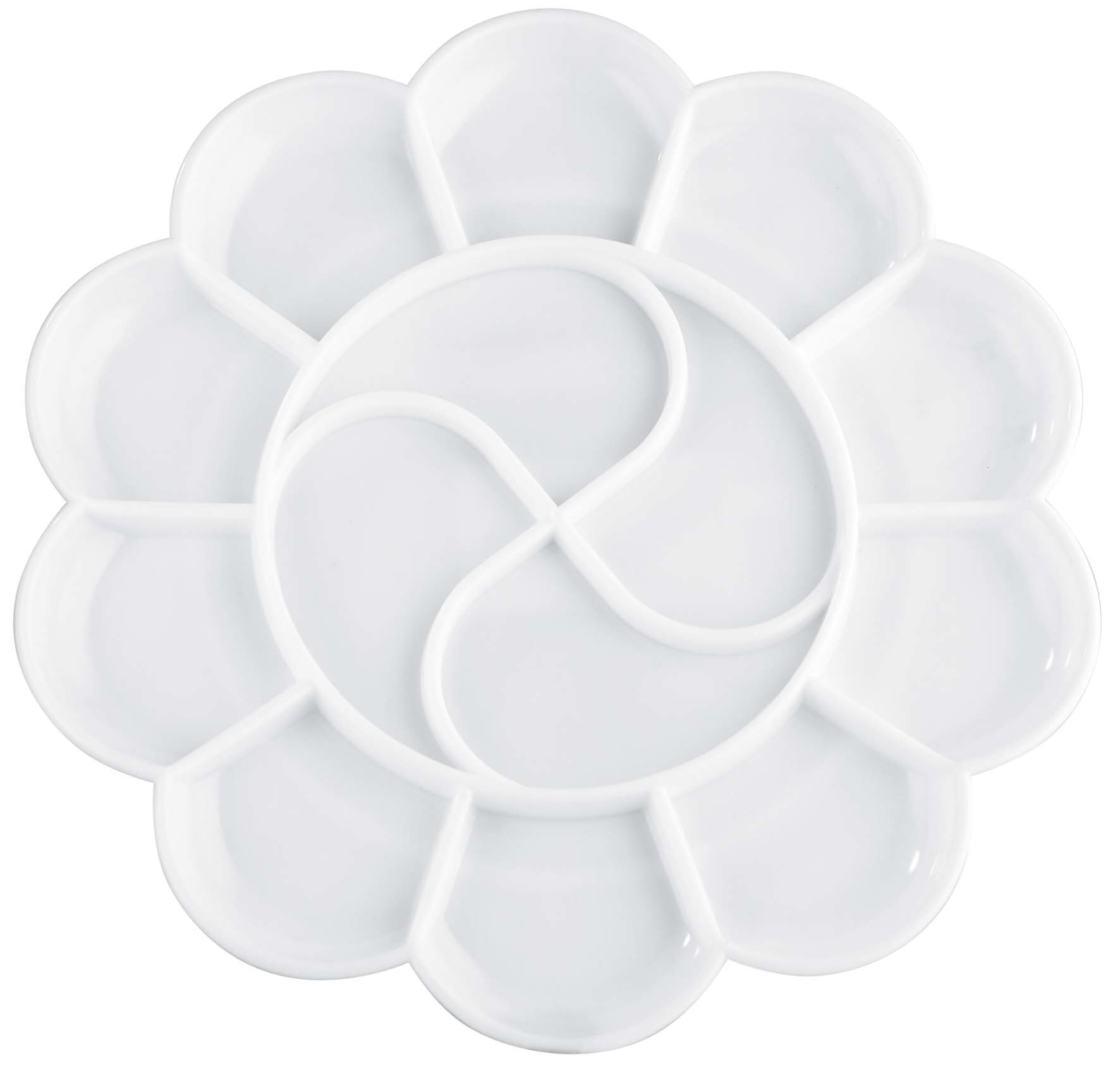 Plastic Mixing Well - Flower Shape