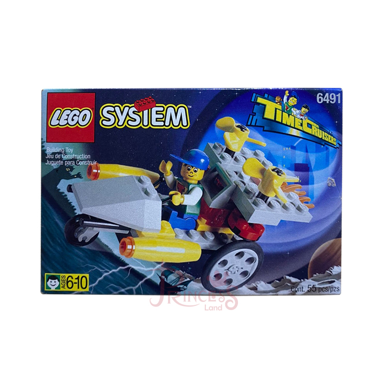 公主樂糕殿 LEGO 樂高 絕版 盒裝 全新 1996年 6491 巡洋艦 火箭賽車 S002