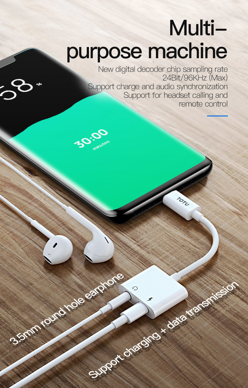 TOTU DESIGN - 耀系列-Type-C音頻轉接器（EAUC-14）