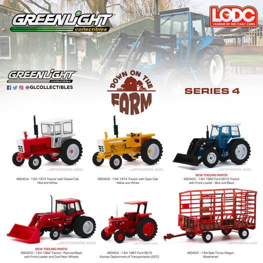 Greenlight 綠光 1:64 Down on the Farm Series 4