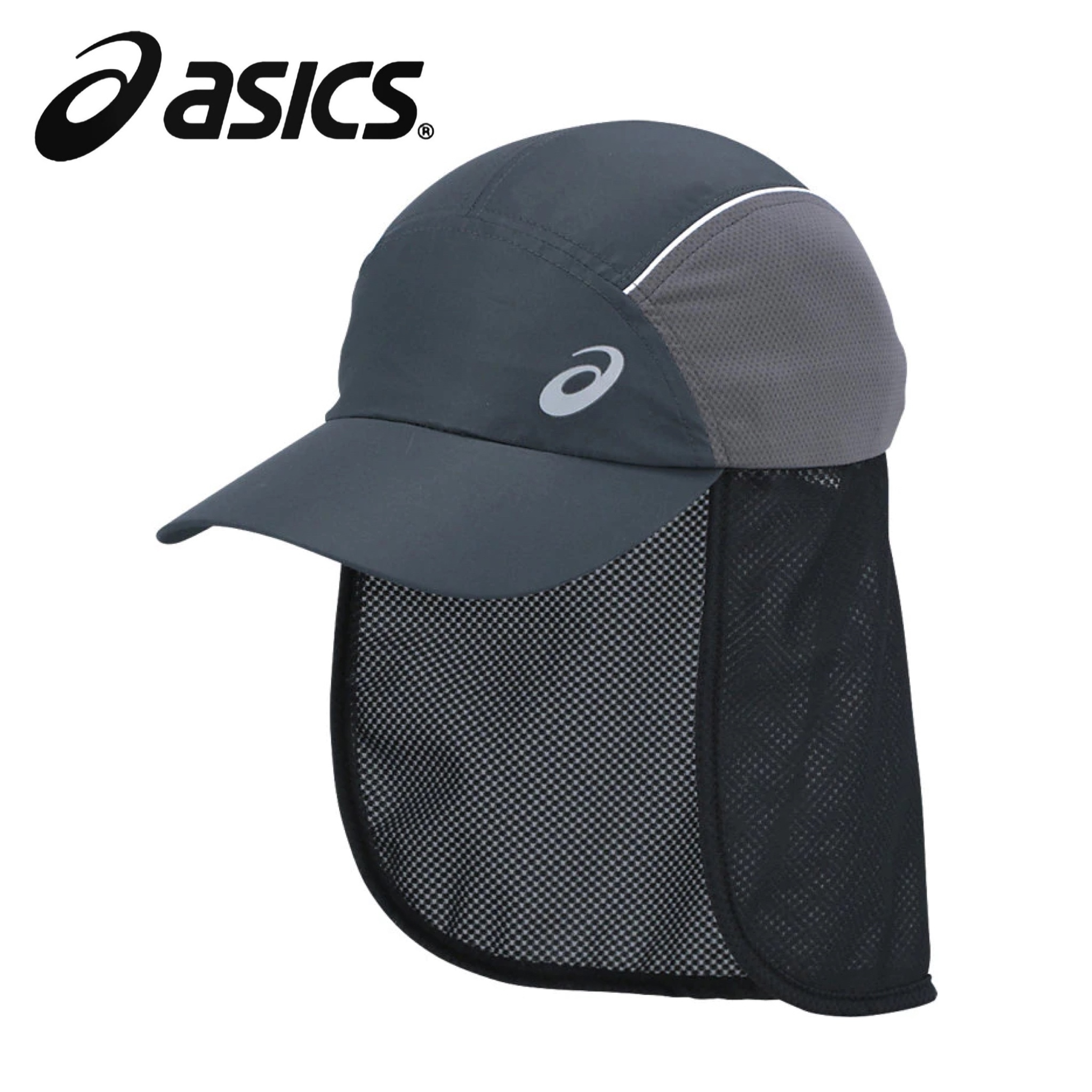 【💥日本直送】Asics 帽 運動Cap帽 速乾 深灰色 M-L