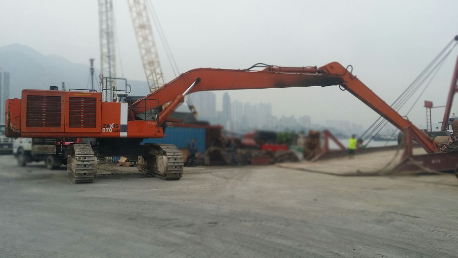 A150048 model ZX870-3 Used 21 meter long front for ZX8