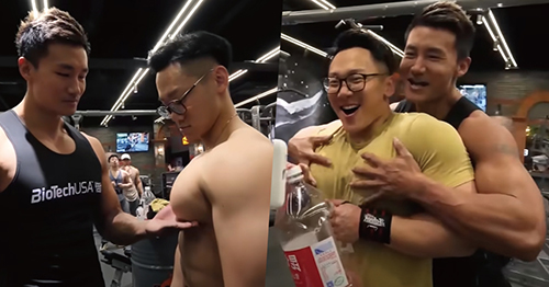 影音／IFBB PRO健體選手小蘿蔔張哲瑜 與健身模特兒黑人毅胸肌訓練實錄 | GFMG男性健身網