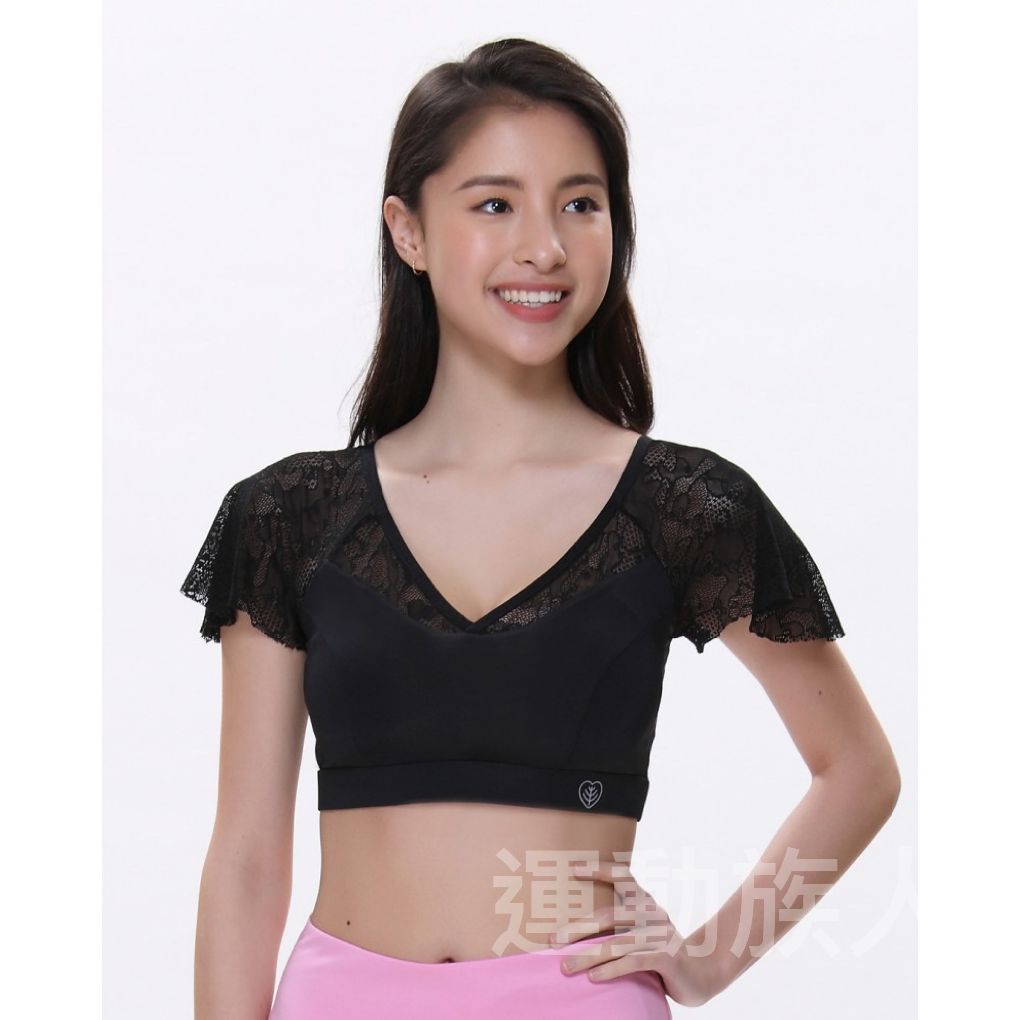 【運動族人】hoya kerry Hadis 低強度胸圍 Light-Impact Bra 黑色 環保綠色品牌