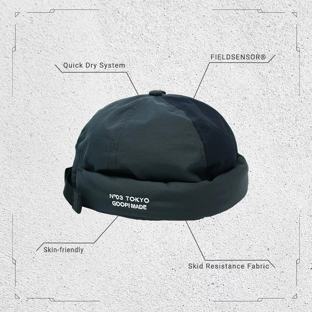 GOOPiMADE® x softcream Water-Repellent LOGO Miki Hat