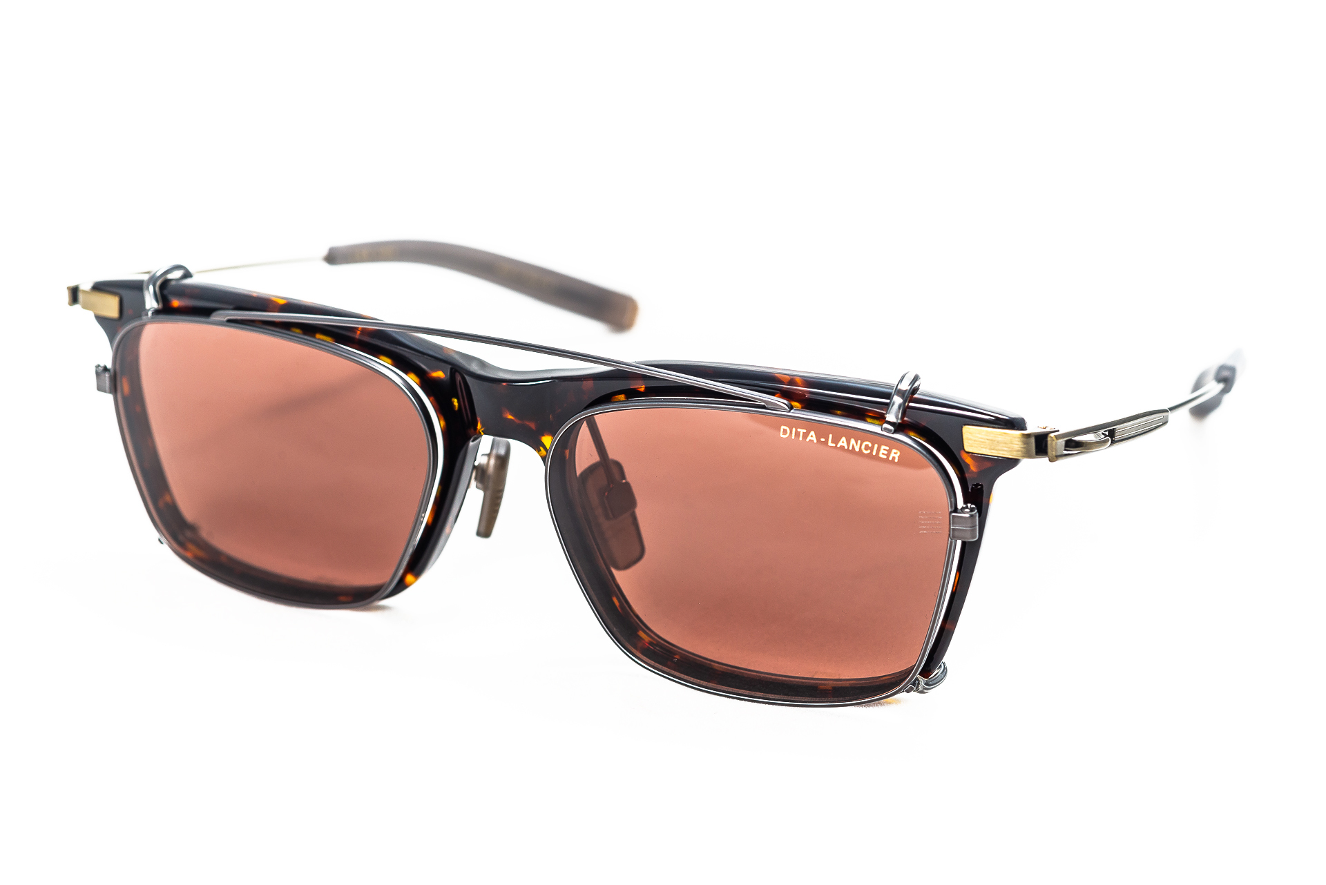 LSA-405-DLX405-54-02AF TRT-GLD (With Clip-on Sunglas...