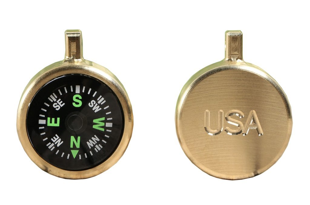 CountyComm Companion Compasses BRASS 黃銅指南針