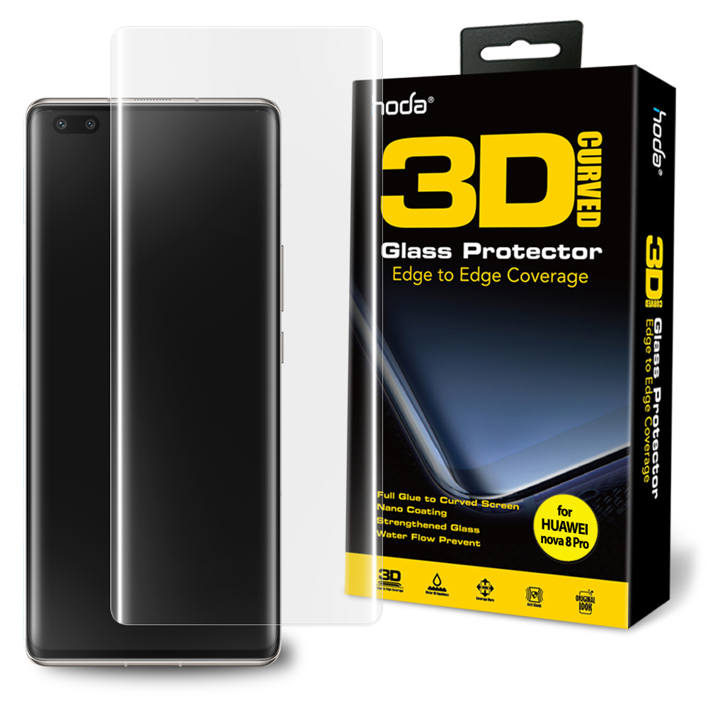 【HUAWEI nova 8 Pro / nova 8】3D Curved Glass Protector