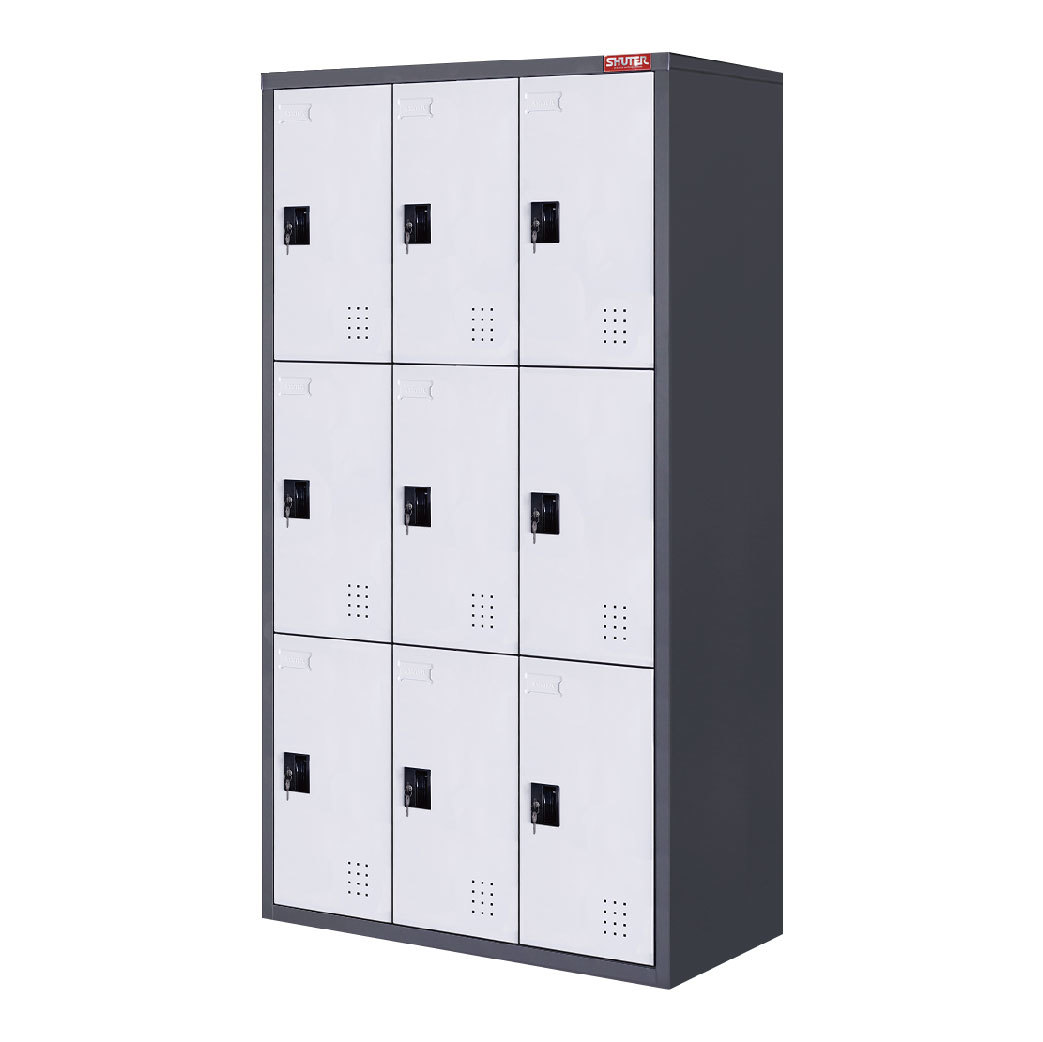 樹德｜多功能附鎖置物櫃 9格窄櫃 密碼櫃 鑰匙櫃FC-309 FC-309K