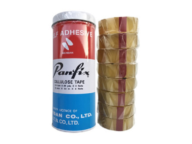 Panfix 不費時 3/4” (36碼) 透明膠紙 (1罐8卷)