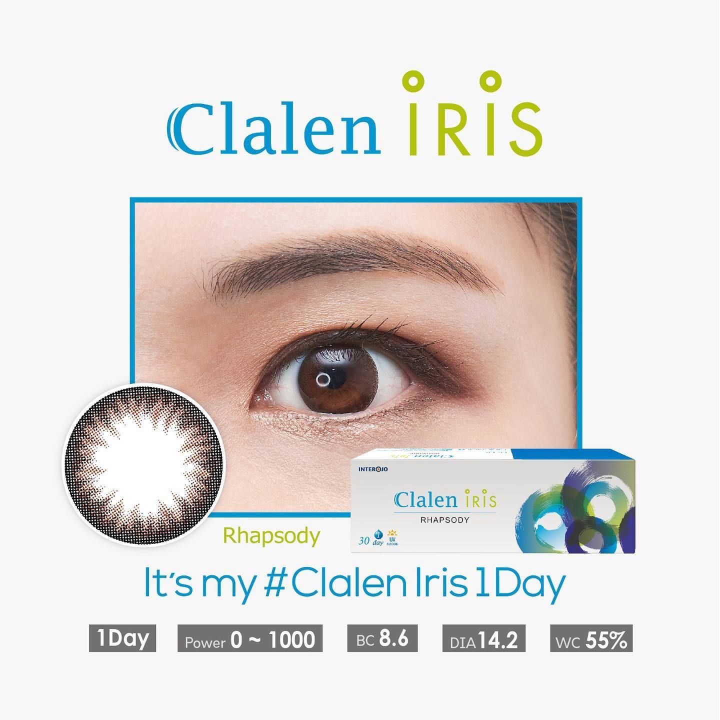 Clalen Iris Rhapsody 1day Color Con