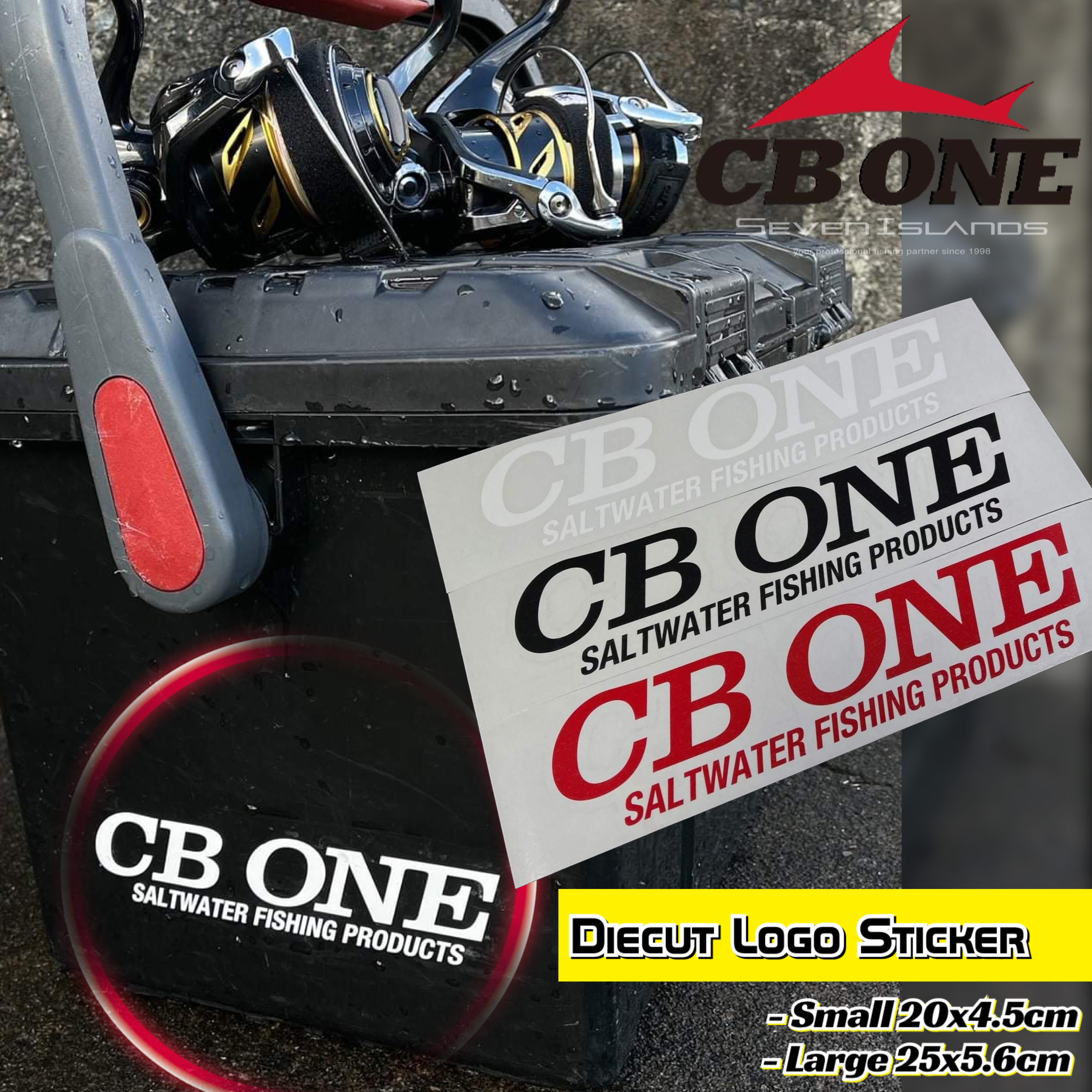 CB ONE DIECUT LOGO STICKER